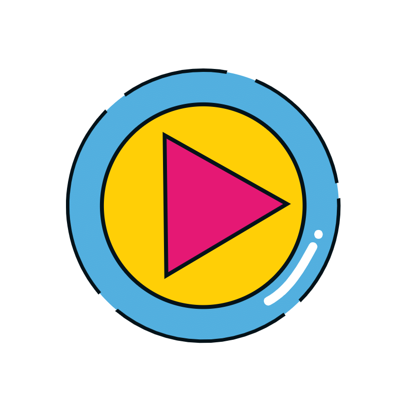 ICON-卡通APPicon-播放器_模板素材-稿定设计