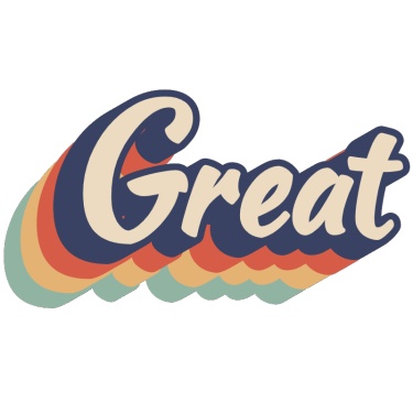Retro Colorful Text Sticker_模板素材-稿定设计