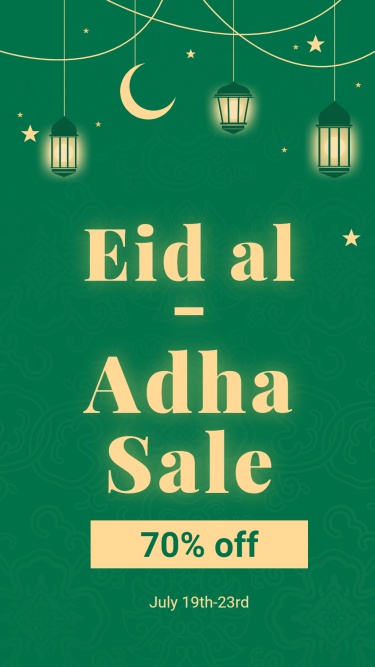 Eid al adha Promotion Ecommerce story_图片模板素材-稿定设计