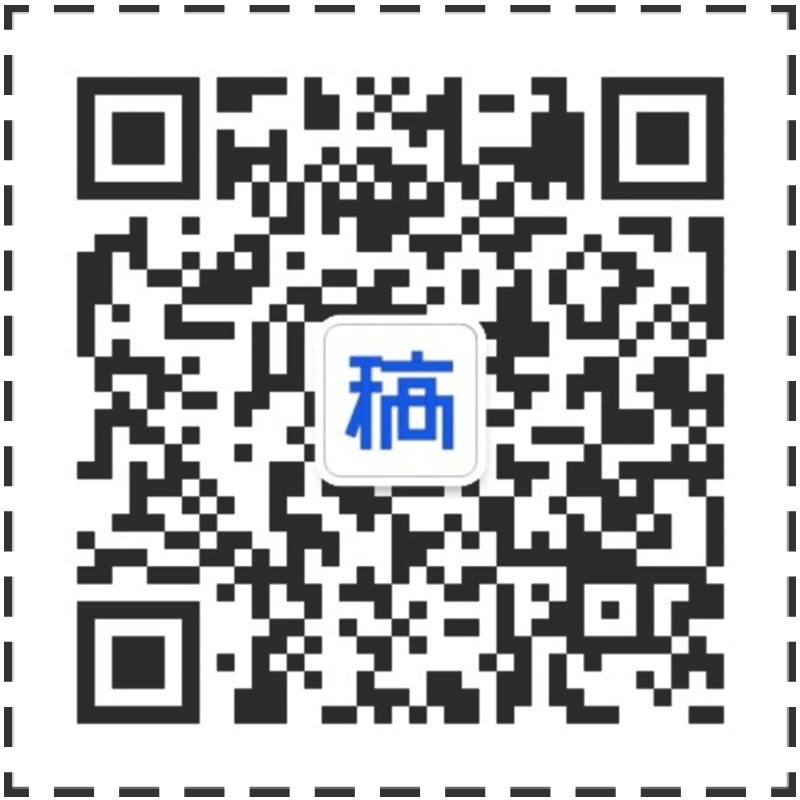虚线边框二维码容器 模板素材 稿定设计